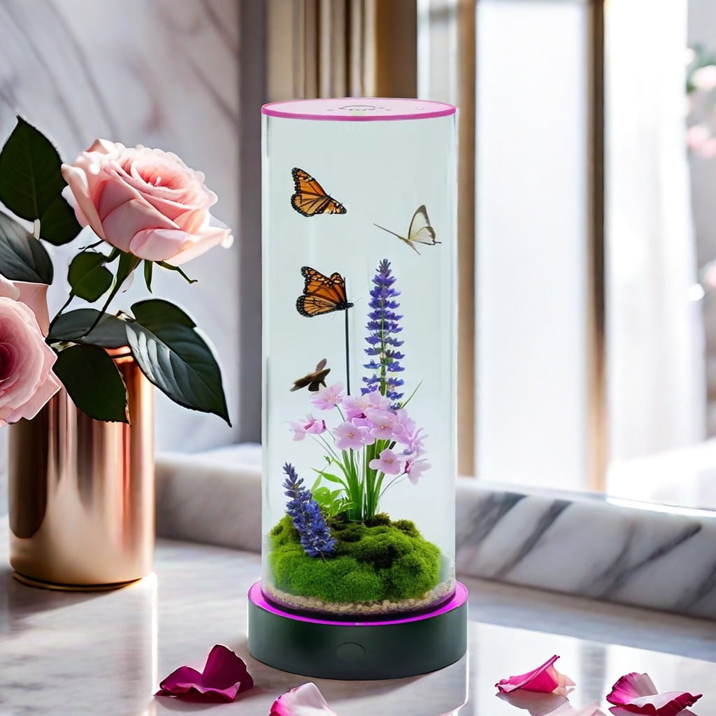 Vertical Insect Terrarium, Reptile Tank, for Tarantula Butterfly Larvae ...