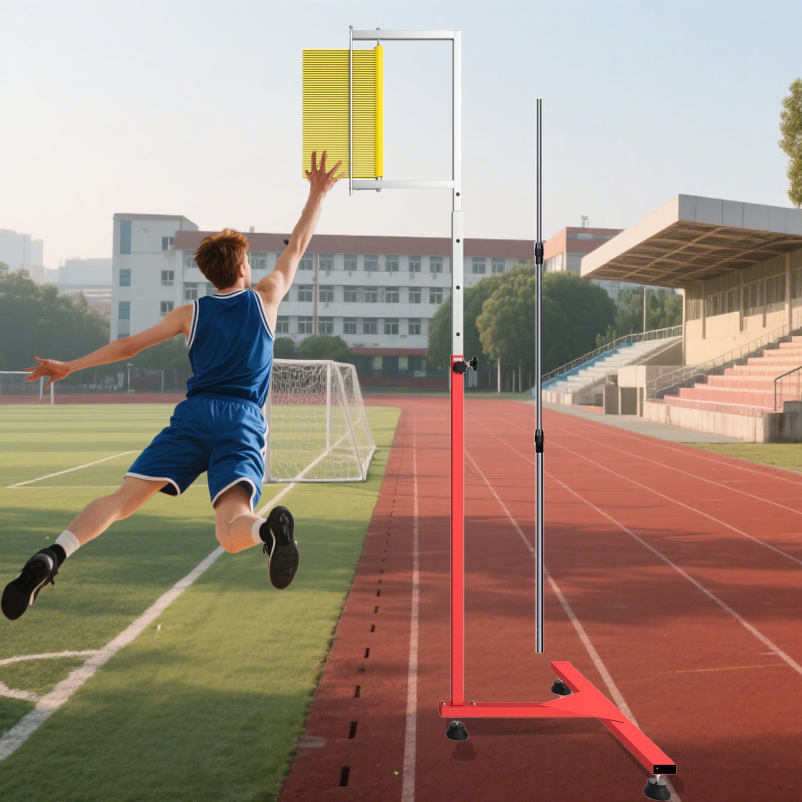 ZGGJZKV Vertical Tester, 5.6-11.8 ft Height Adjustable Jumping ...