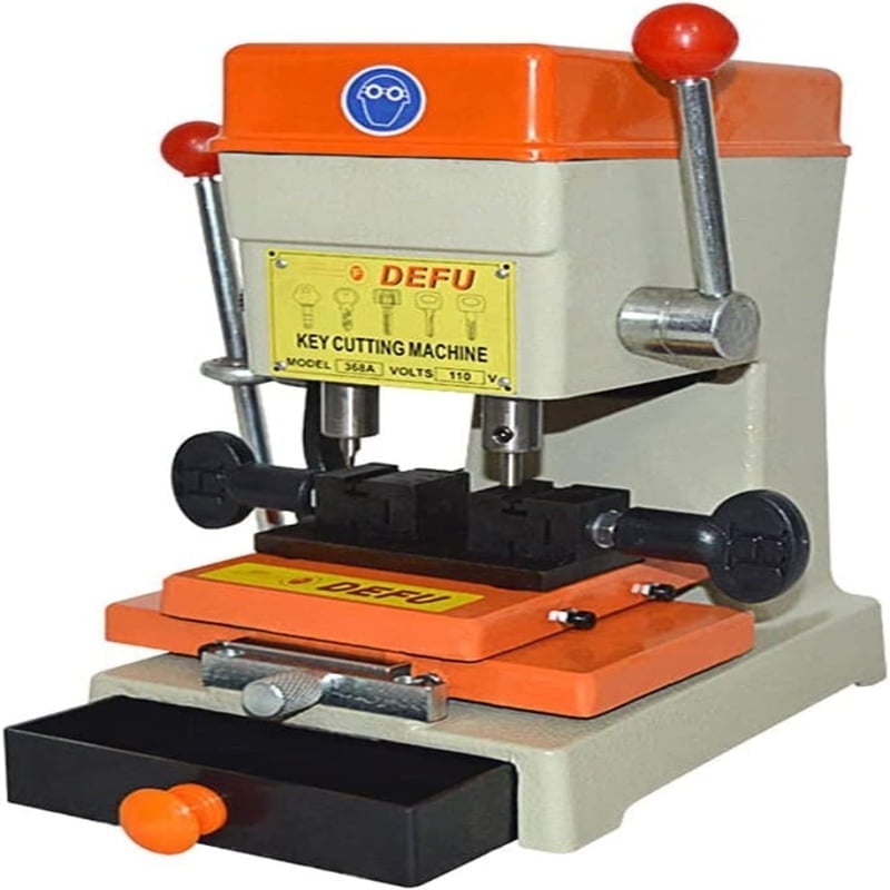 Vertical Key Duplicating Machine Key Cutting Machine With Drilling Bits ...