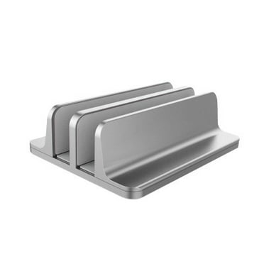 J JACKCUBE DESIGN Rustic Wood Dual Monitor Stand with Adjustable Angle ...