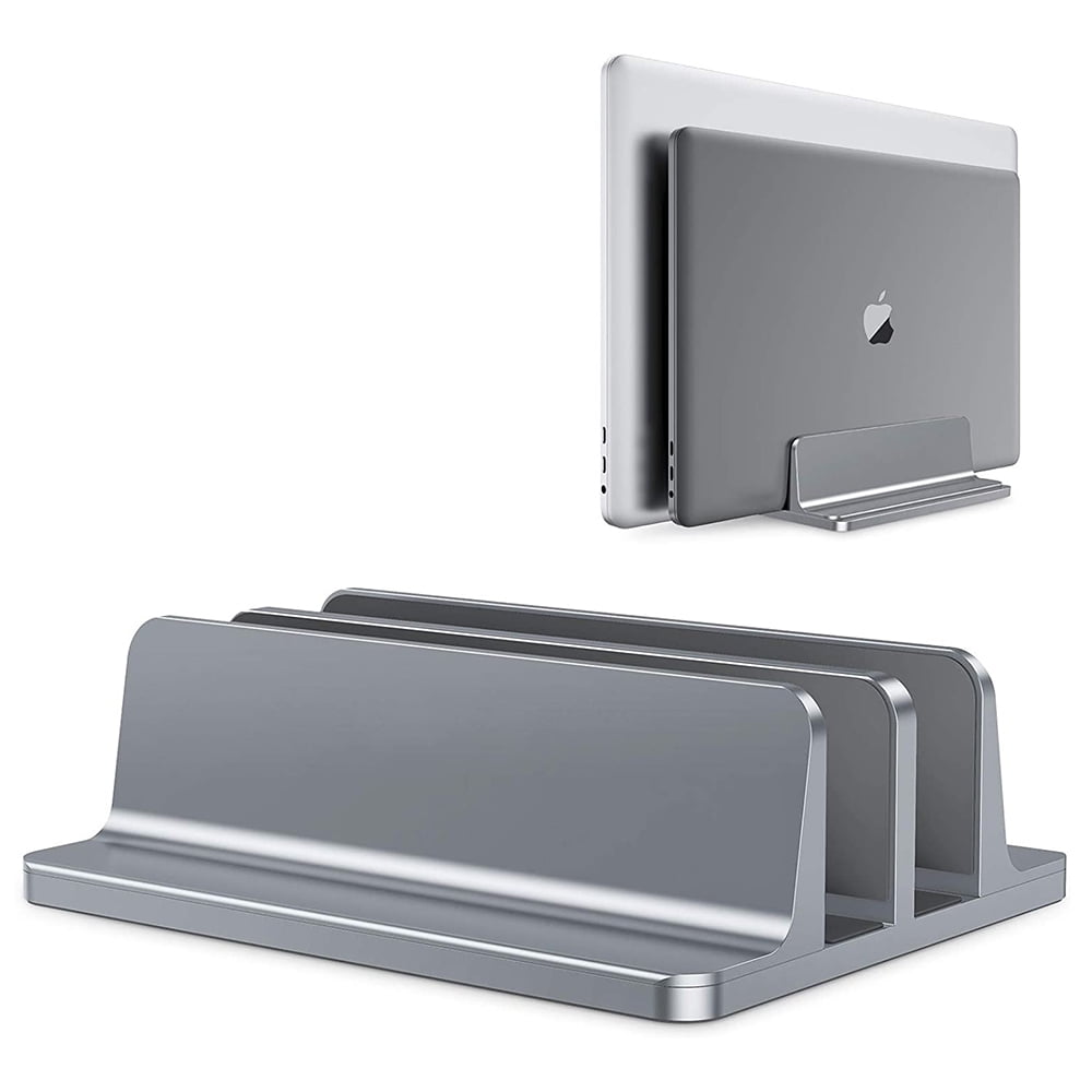 Vertical Laptop Stand Aluminium Adjustable Portable Notebook Mount ...