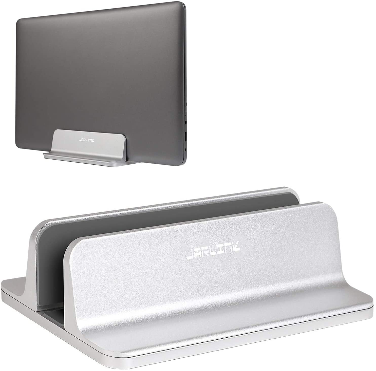 Vertical Laptop Stand, Aluminum Laptop Holder Desktop Stand with ...