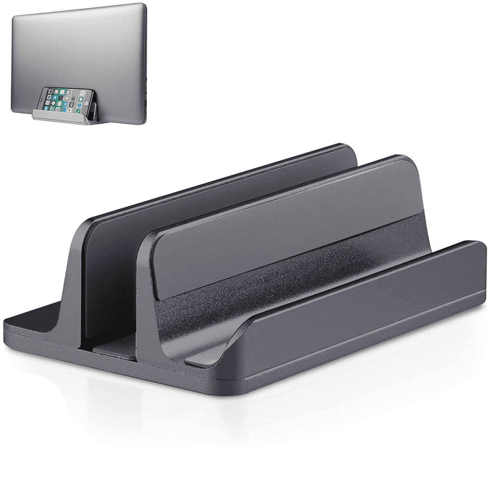 Vertical Laptop Stand Holder, Adjustable Laptop Holder Desktop Stand ...