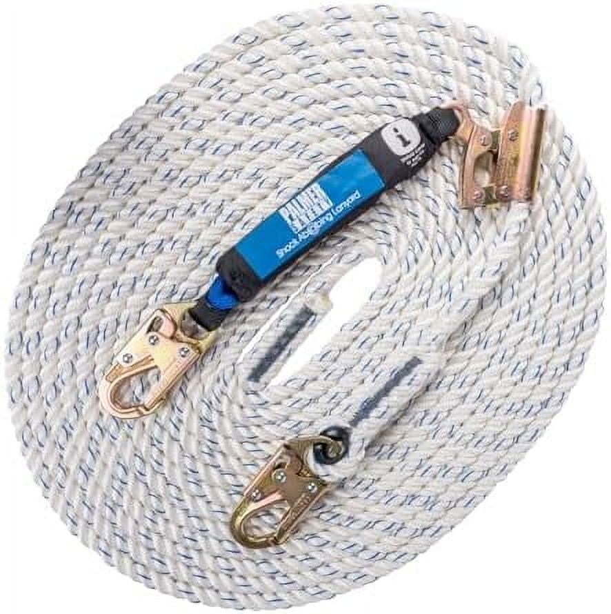 Vertical Lifeline Assembly - 25FT Rope Harness Safety Lanyard with Rope ...
