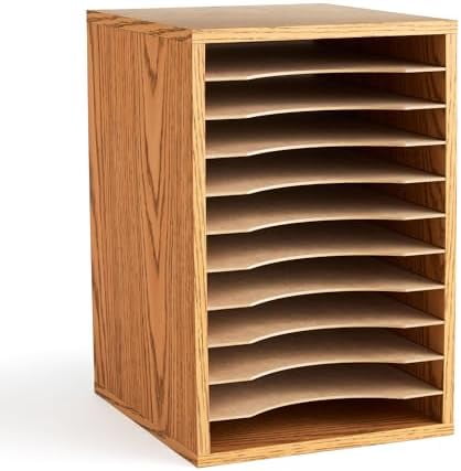 Vertical Literature Organizer, 11 Compartments, Office and Classroom ...