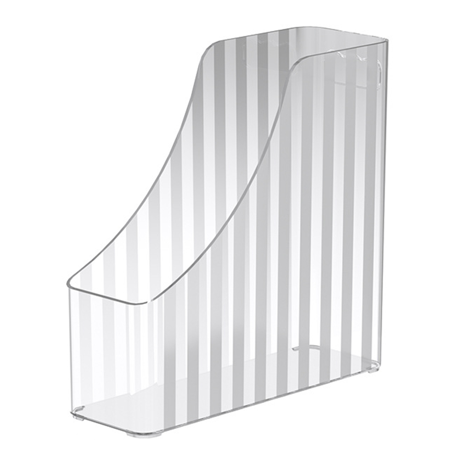 Vertical Magazine File Shelf Organizer High Durability Transparent ...