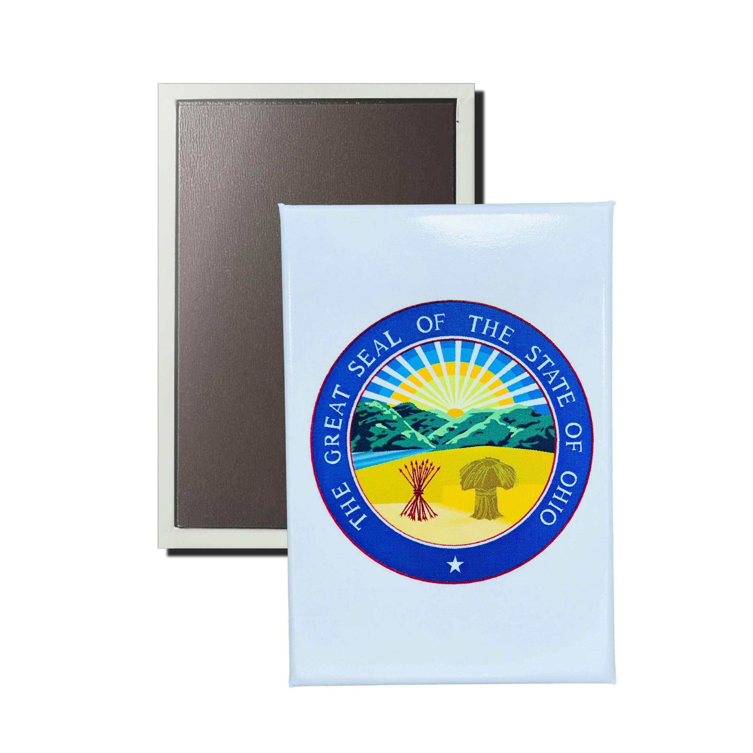 Vertical Magnet - State Seal Ohio - USA | Refrigerator Locker Display ...