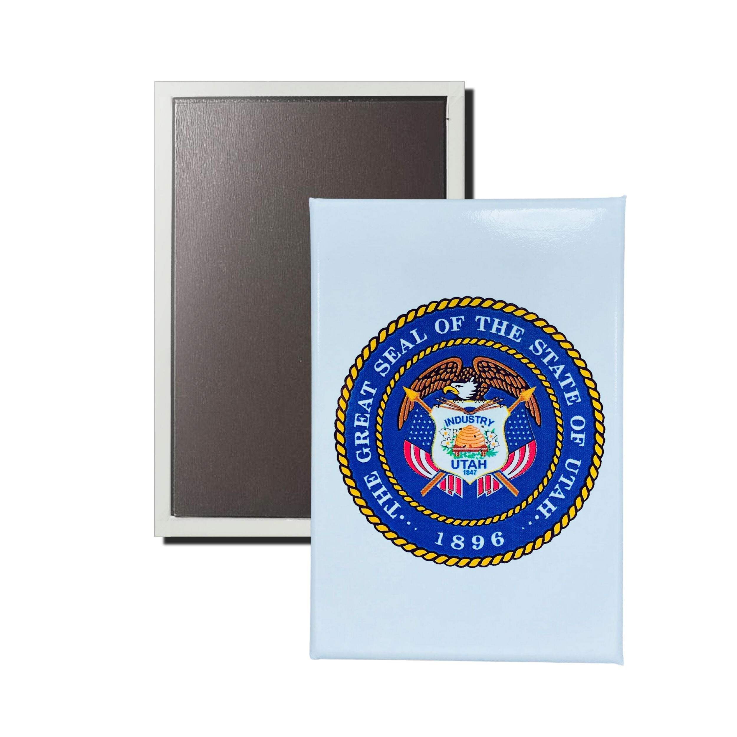 Vertical Magnet - State Seal Utah - USA | Refrigerator Locker Display ...