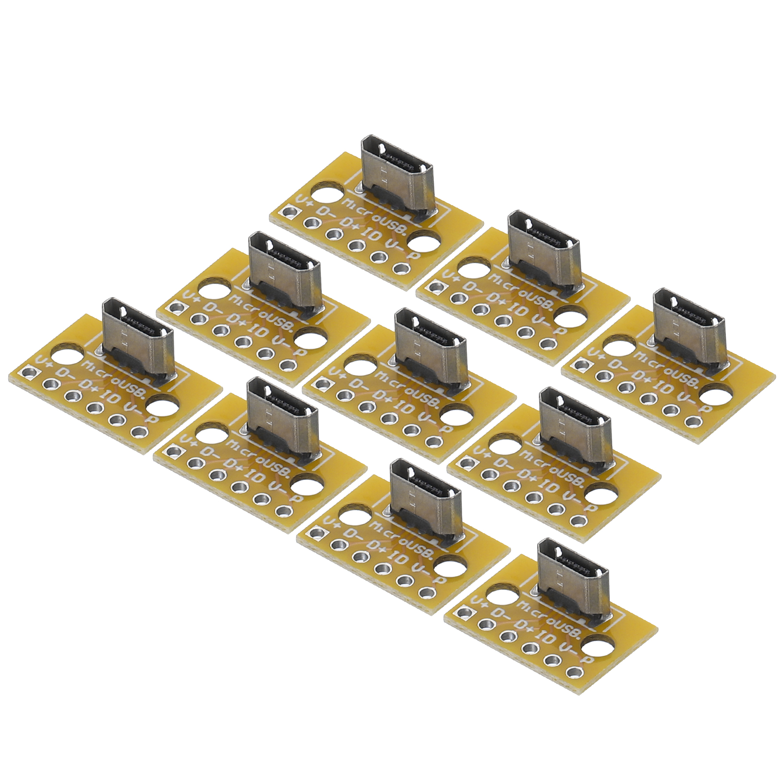 Vertical MiCro USB Female Sockets Test PCB Board Adapter for Data Cable ...