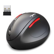 Romacci 2.4G Wireless Vertical Rechargeable Upright Ergonomic Mouse 3 ...