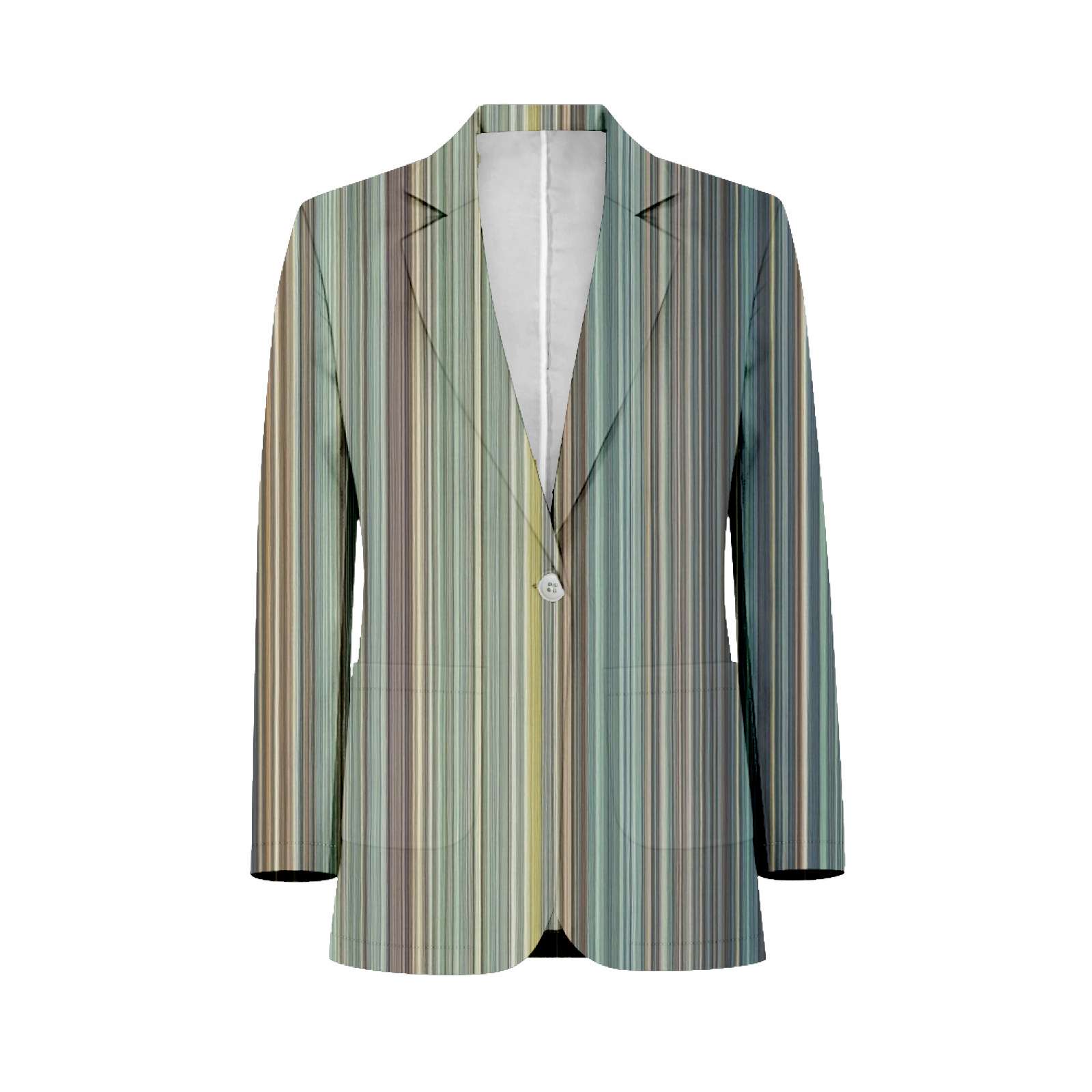 Vertical Muted Stripe Pattern Mens Suits Shawl Collar Slim Fit Suit ...