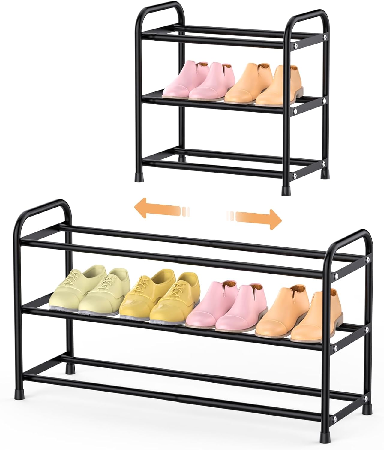 Vertical Narrow Tall Shoe Rack for front Door Entrance,10 Tiers Sturdy ...