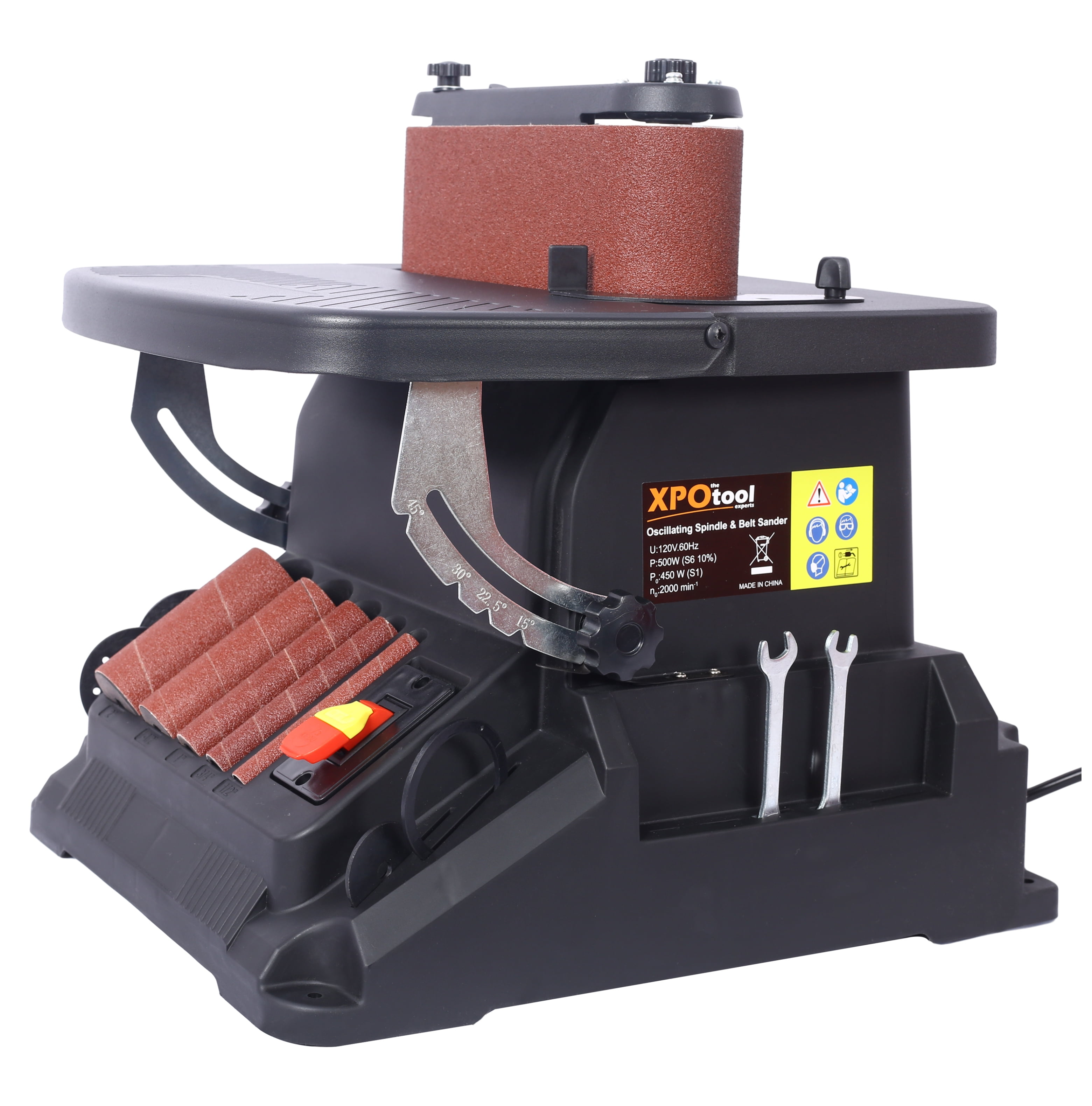 Vertical Oscillating Spindle Sander & Belt Sander, 2 IN 1 Combination ...