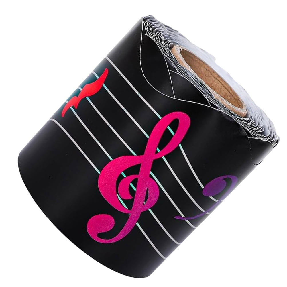 Vertical Paper Clips Bulletin Board Music Border Stickers - Walmart.com