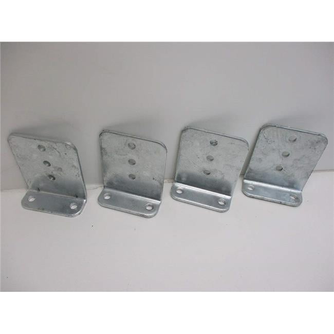 Vertical Pontoon Boat Trailer Bunk Bolster L Brackets - Set of 8 ...