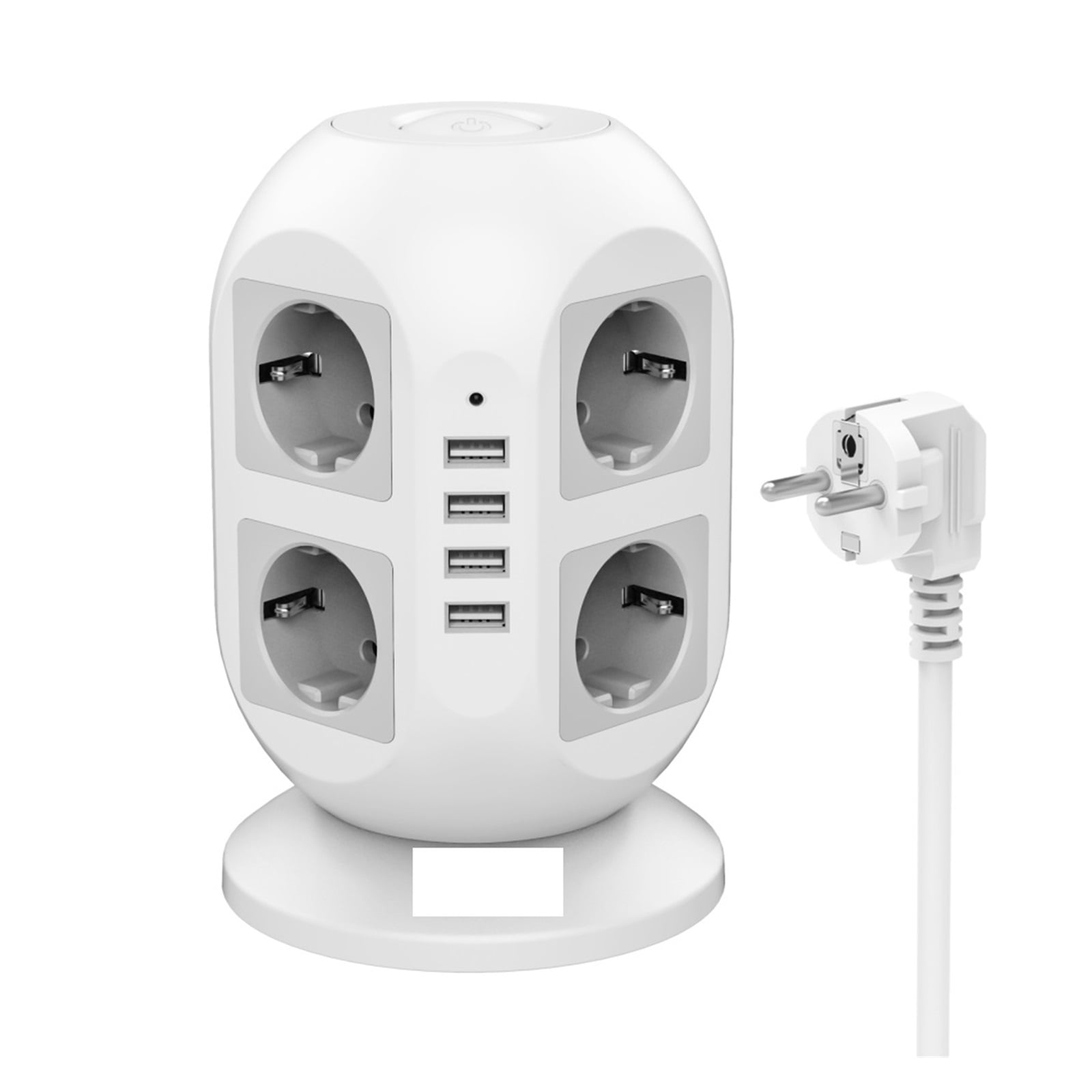 Vertical Power Strip Multi Outlets With USB, 2M Extension Cable,Tower ...