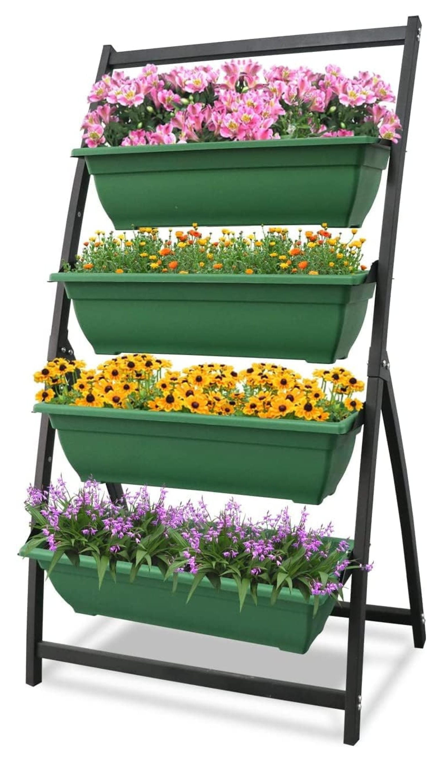 Vertical Raised Garden Bed, Freestanding Elevated Planter with Drain ...