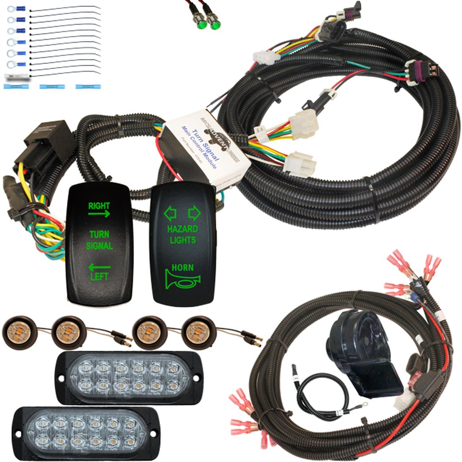 Vertical Rocker Switch Polaris Plug and Play turn kit with Horn ...