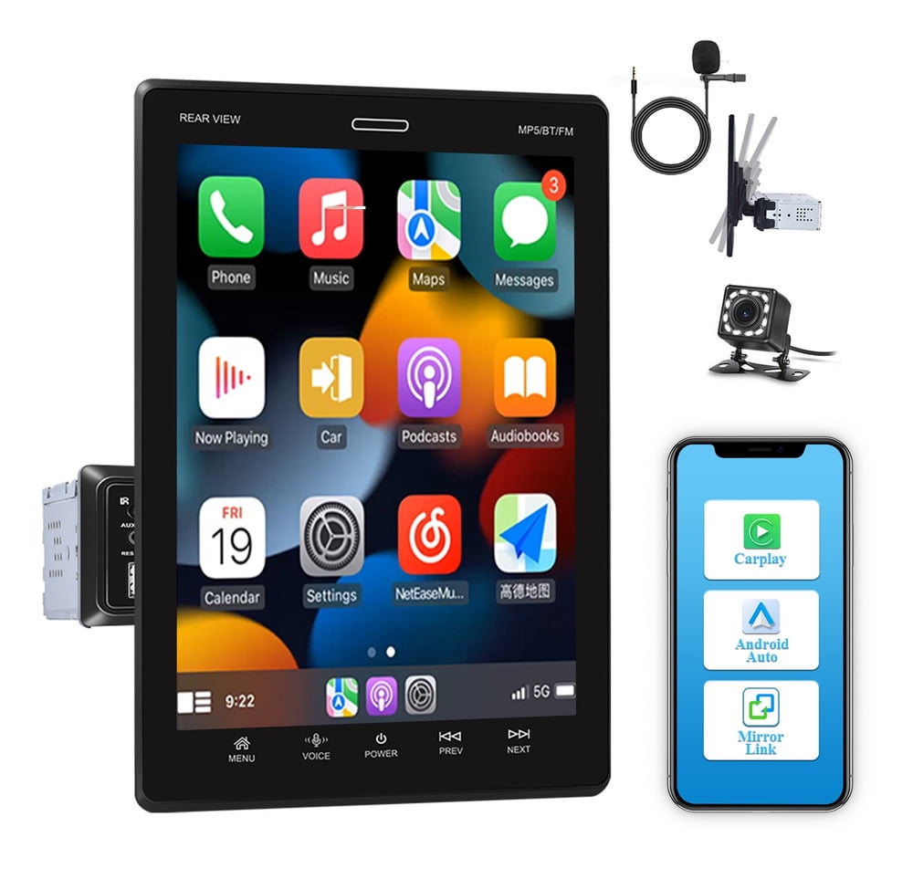 Vertical Screen Holder for Car Stereo 9.5 Carplay - Walmart.com