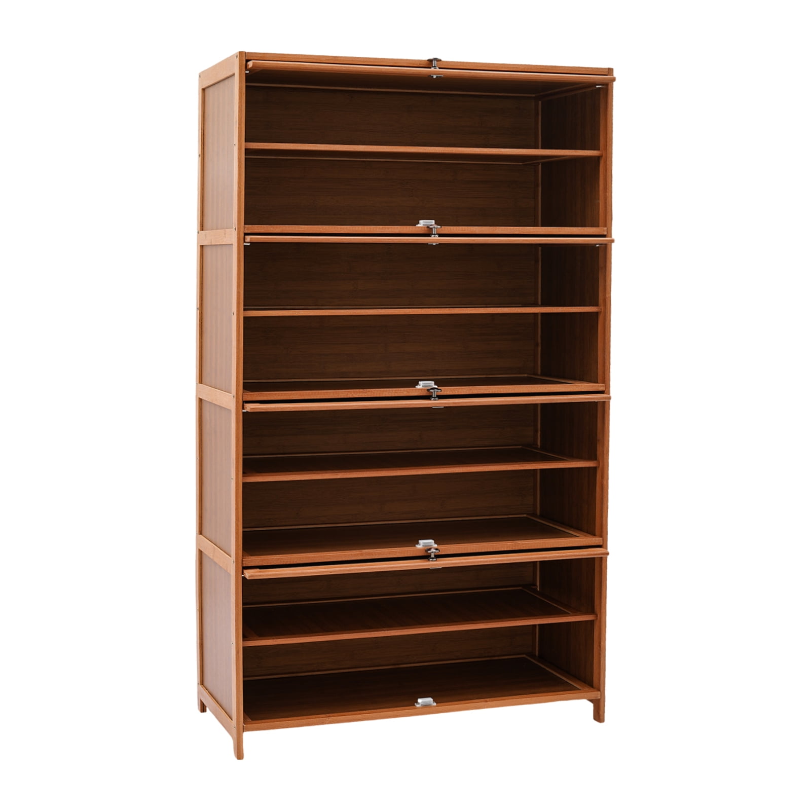 Vertical Shoe Rack with Bamboo Lid - 9 Layers (31.5" Wide) for Small ...
