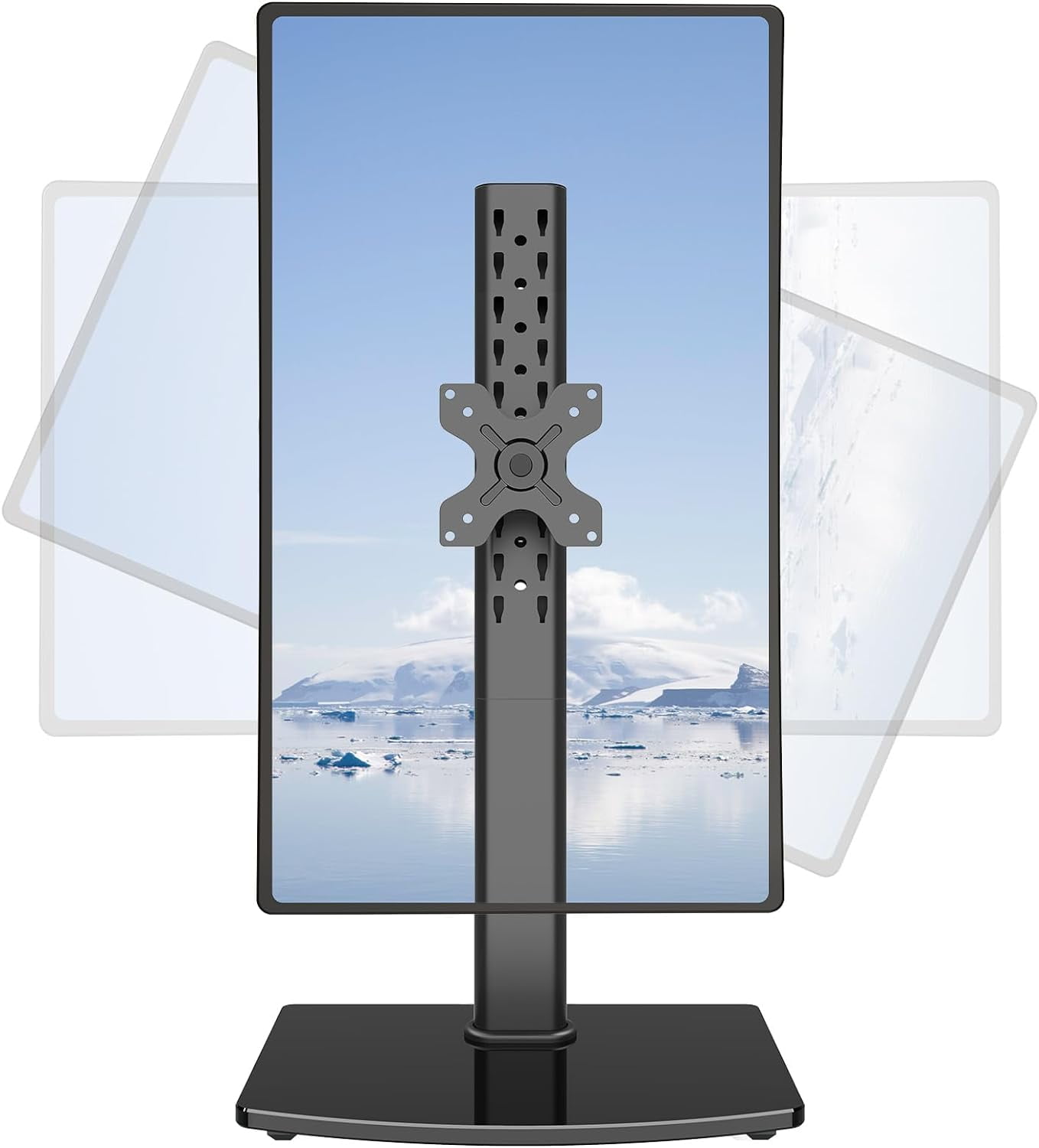 Vertical Single Monitor Stand for Max 42 Inch/26.4lbs Ultrawide ...