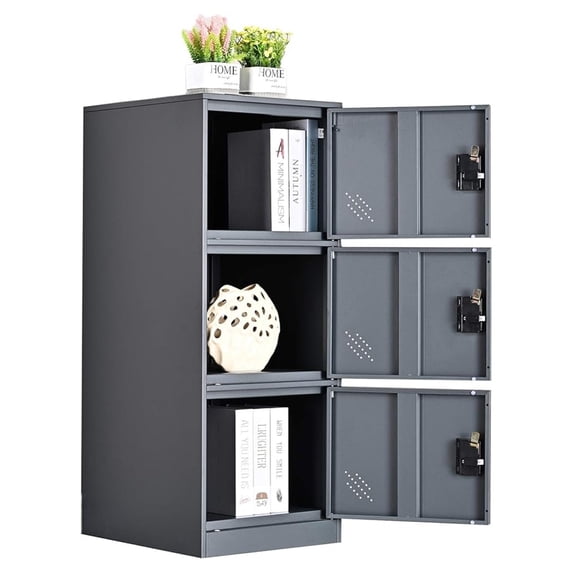 Vertical Single Tier Small Locker with Padlock latche 2 or 3 ...