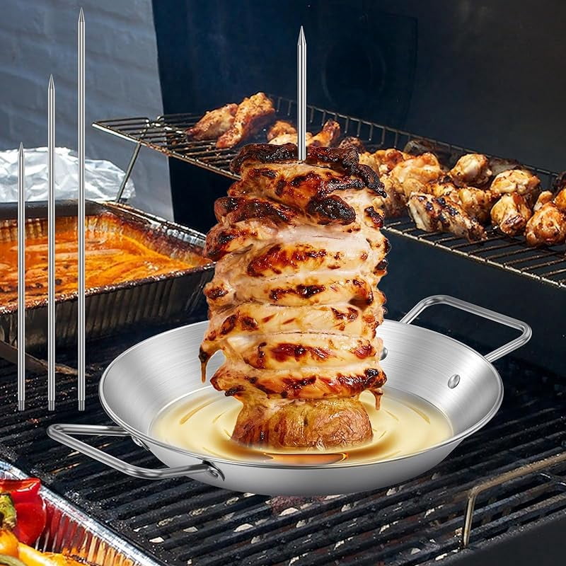 Vertical Skewer Al Pastor Skewer Stainless Steel Vertical Skewer with ...