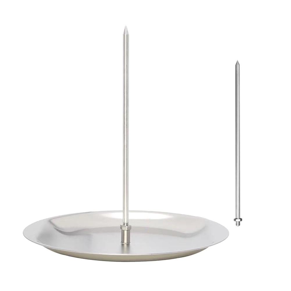 Vertical Skewer Grill Stainless Steel Barbecue Rack Removable Spikes ...