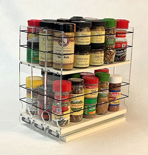 Vertical Spice - 222x2x11 DCP - Spice Rack - Cabinet Mounted- 3 Drawers ...