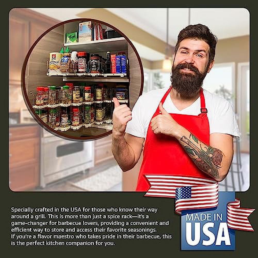 Vertical Spice - Heavy Duty Kitchen Spice Rack Storage - Pull Out ...