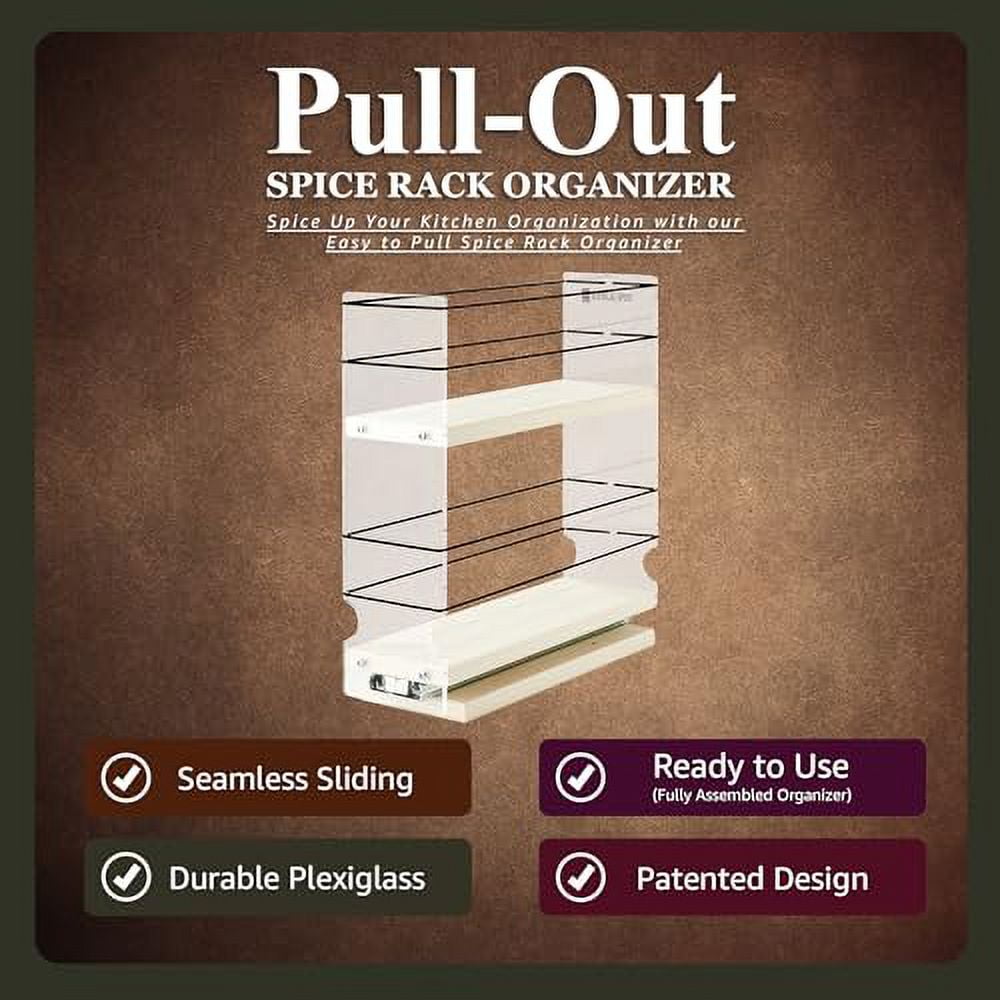 Vertical Spice - Sliding Spice Rack Organizer for Cabinets - Pull Out ...