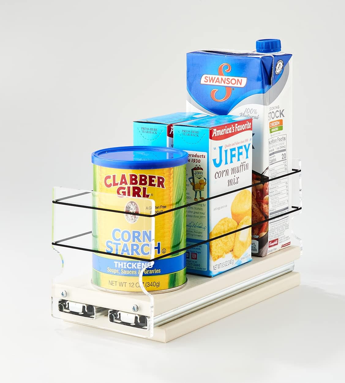 Vertical Spice - Sliding Spice Rack - Pull Out Spice Rack for Inside ...