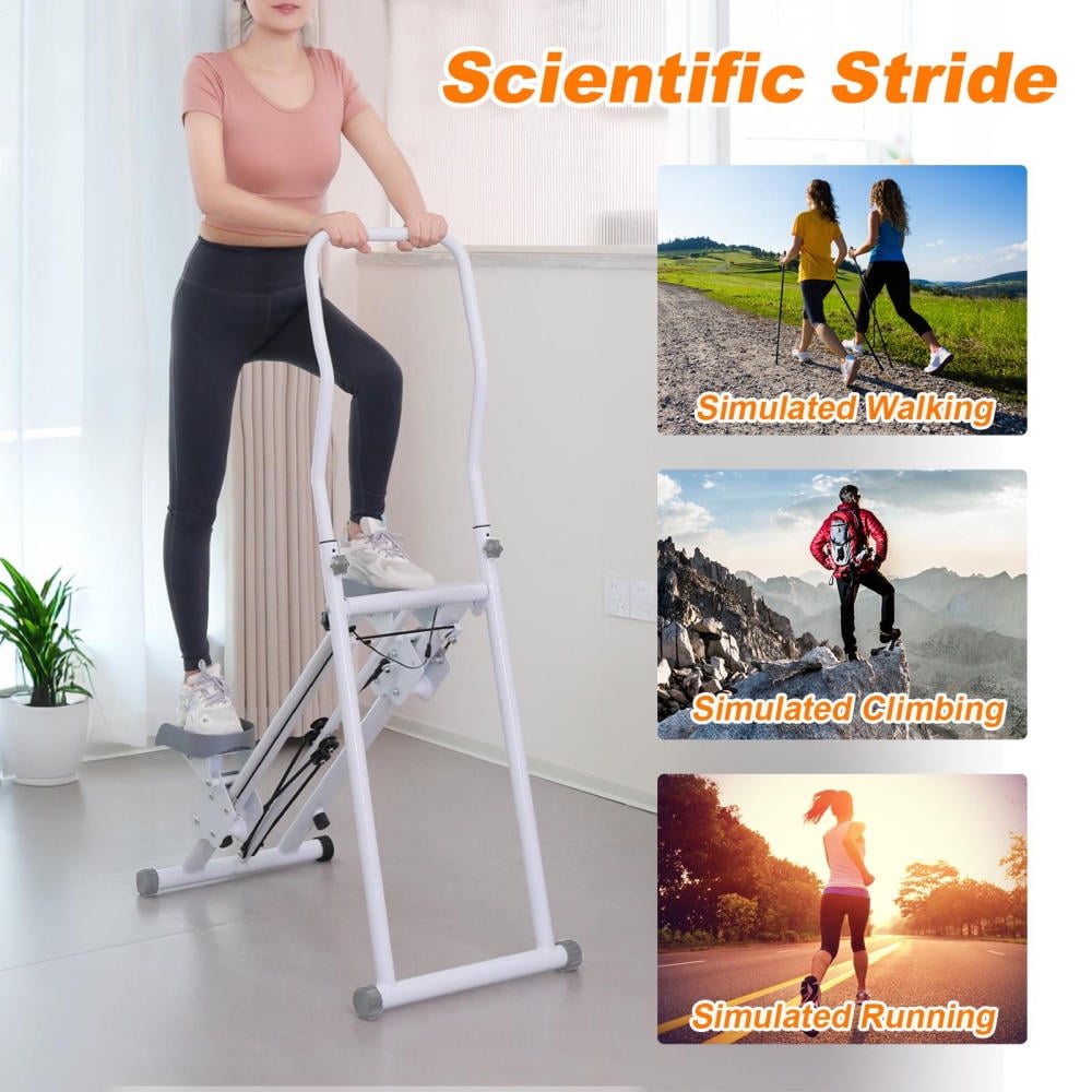 Vertical Stair Climber Stepper Machine, 300LB Capacity Cardio Equipment ...