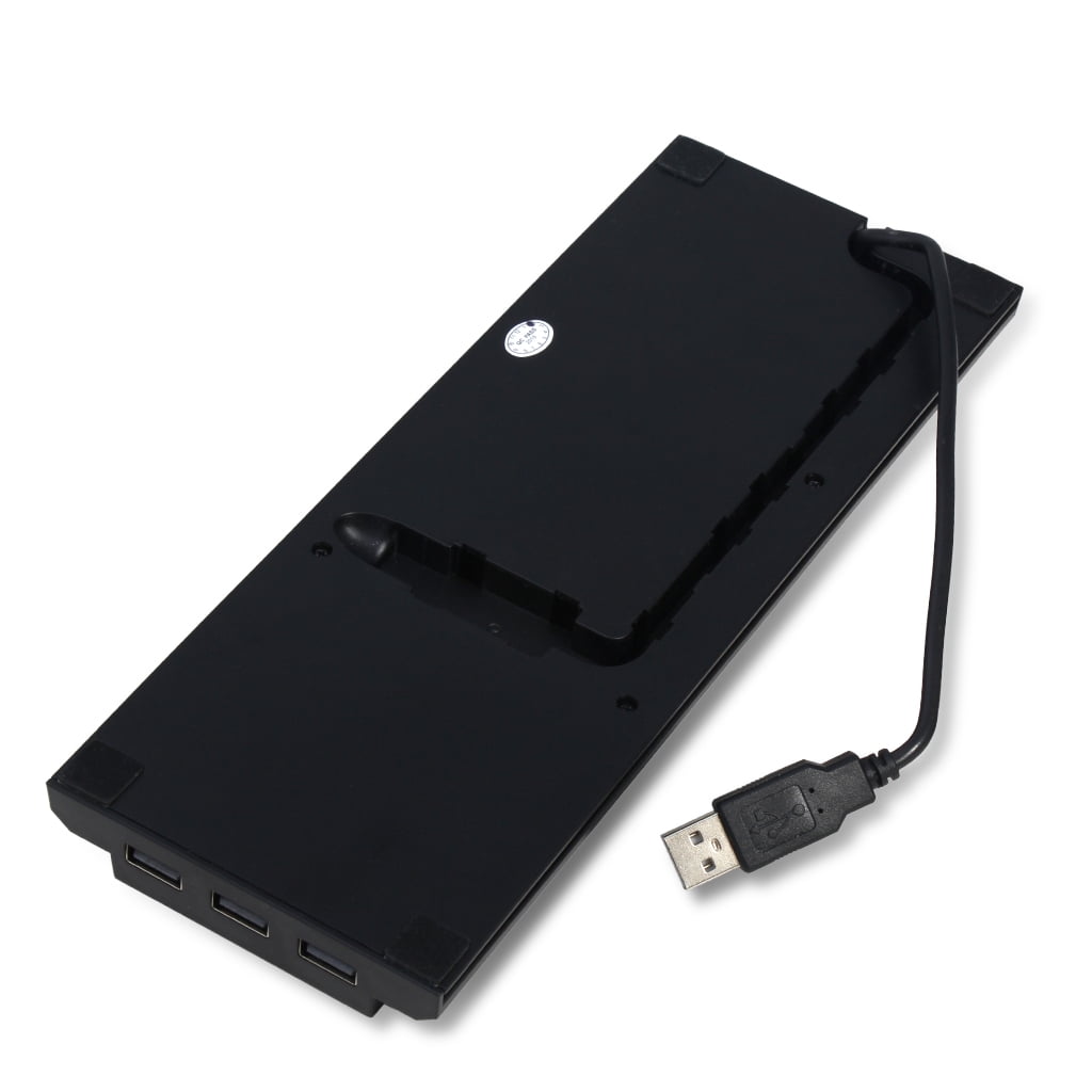 Vertical Stand With 3 Cooling Fan 3 USB Ports Cooler Base for Console ...