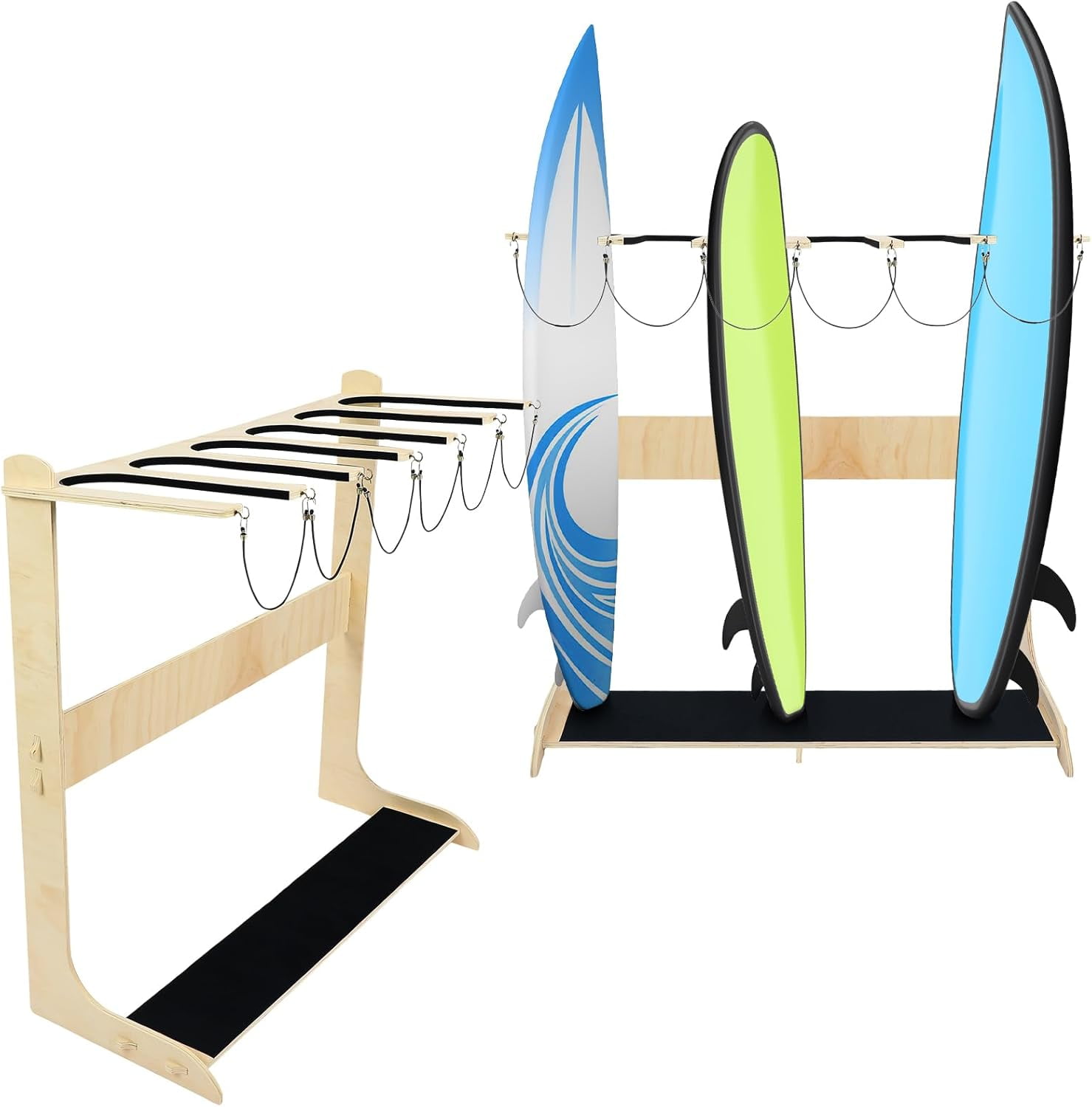 Vertical Surfboard Display Rack Freestanding Surfboard Storage for ...