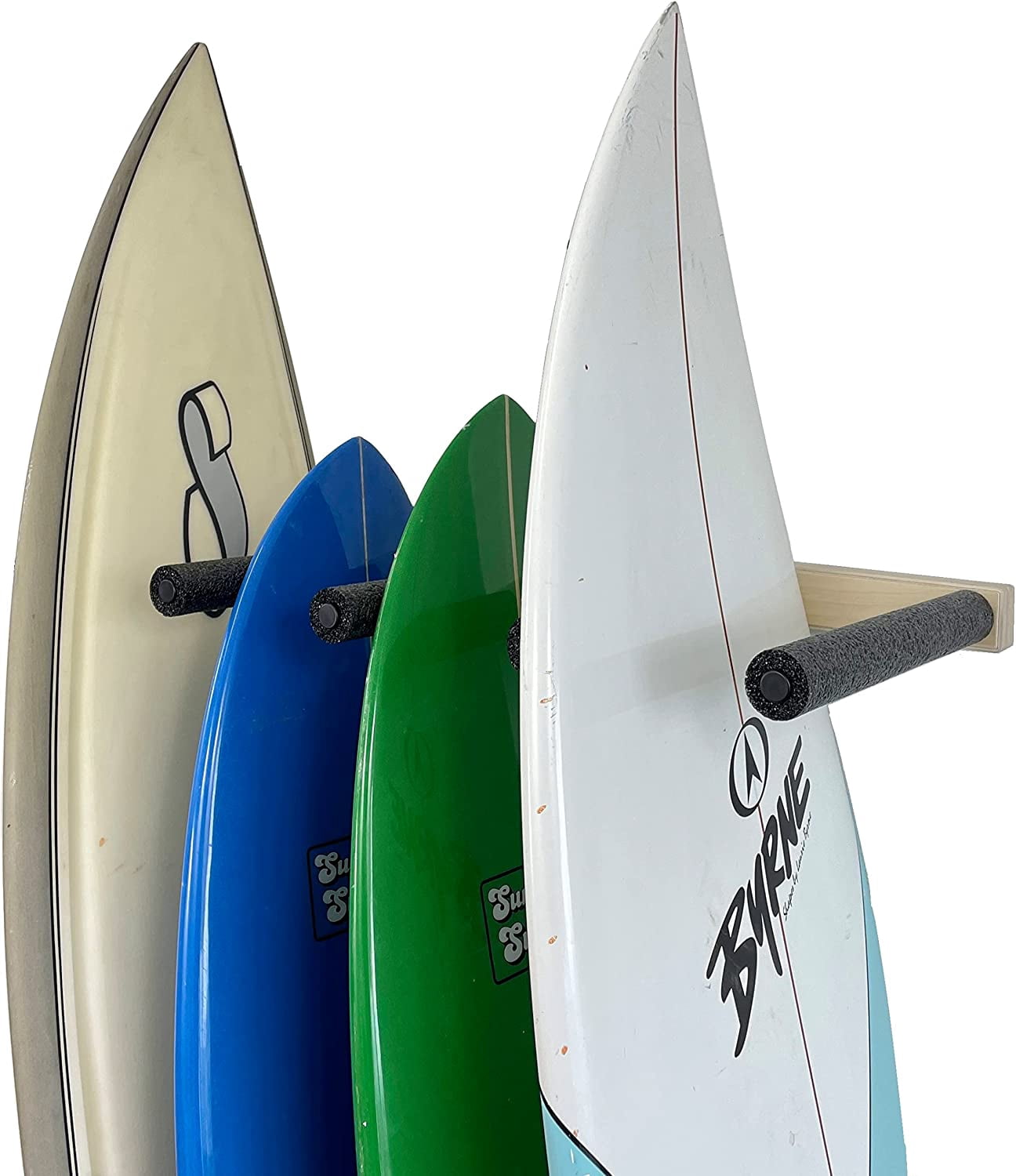 Vertical Surfboard Storage Rack - Holds 4 Boards - Walmart.com