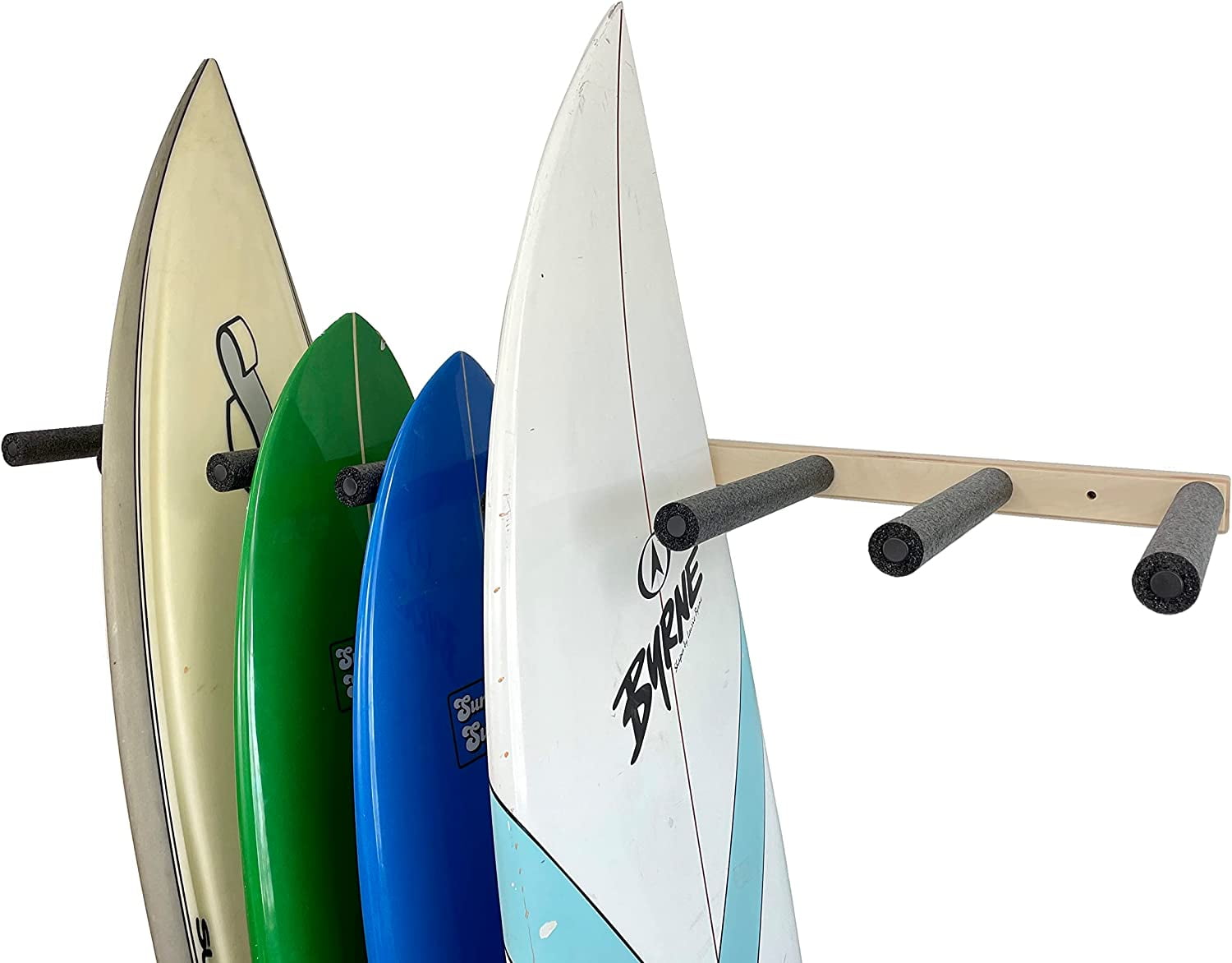 Vertical Surfboard Storage Rack - Holds 7 Boards - Walmart.com