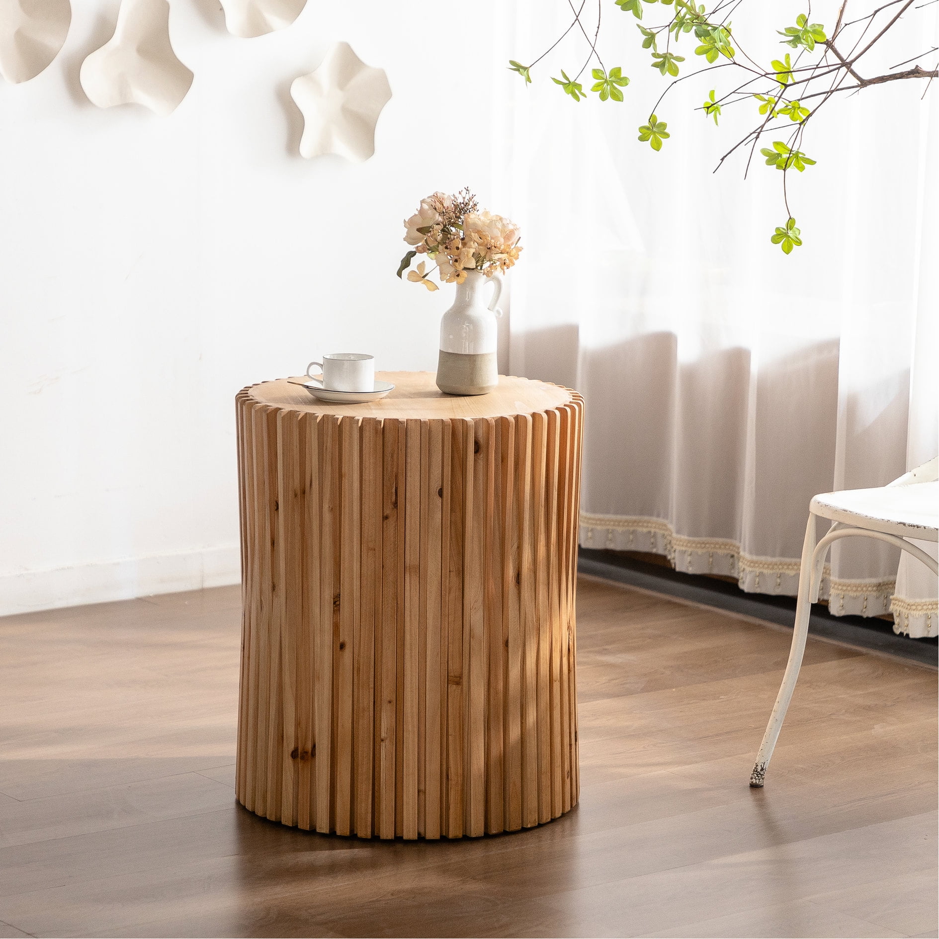 Vertical Texture Design Side Table+High - Quality Materials”-“Living ...