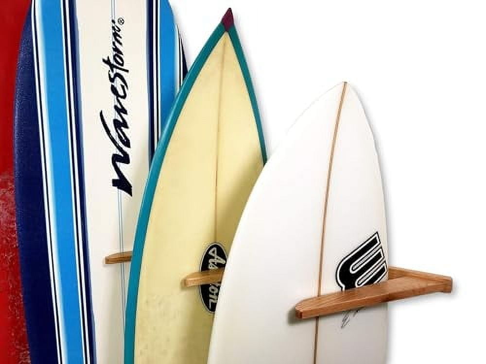 Vertical Timber Surfboard Wall Rack, Holds 6 Surfboards, Home and ...