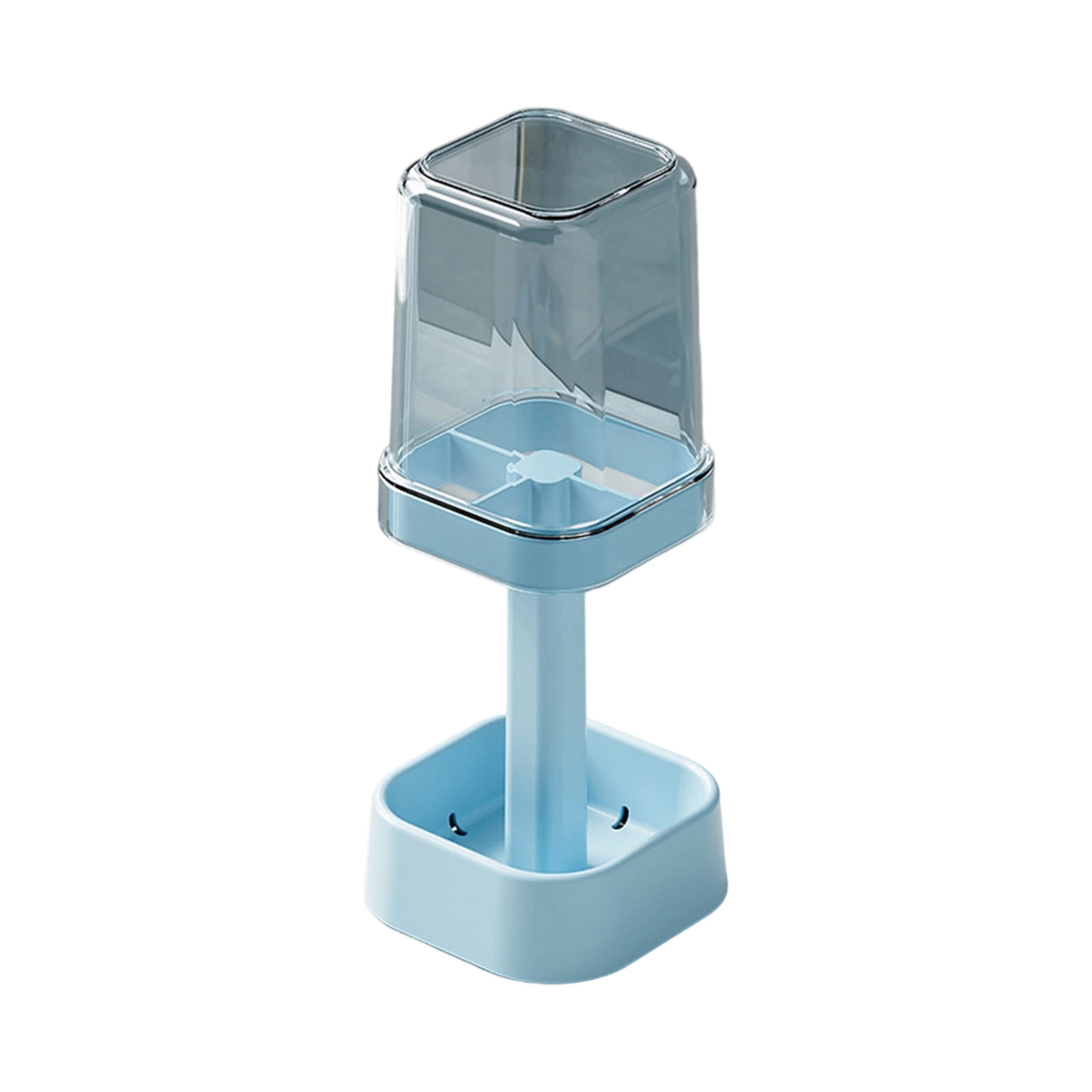 Vertical Toothbrush Holder with Removable Lid & Drainage Adjustable ...