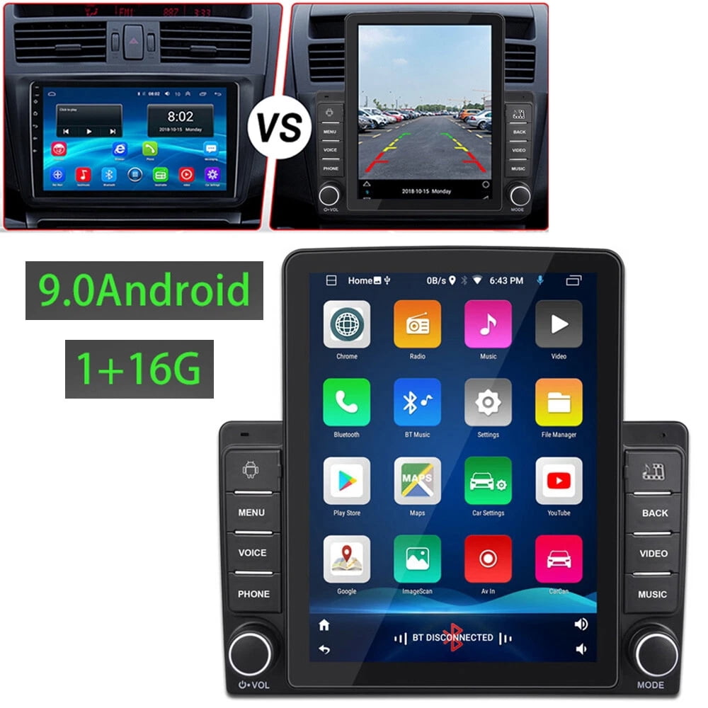 Vertical Touch Screen 9.5 inches 2 Din GPS Navi Car Stereo 1+16G MP5 ...