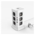 Vertical Tower Power Strip 12 Outlets Multi Usb Type C Socket 2m ...