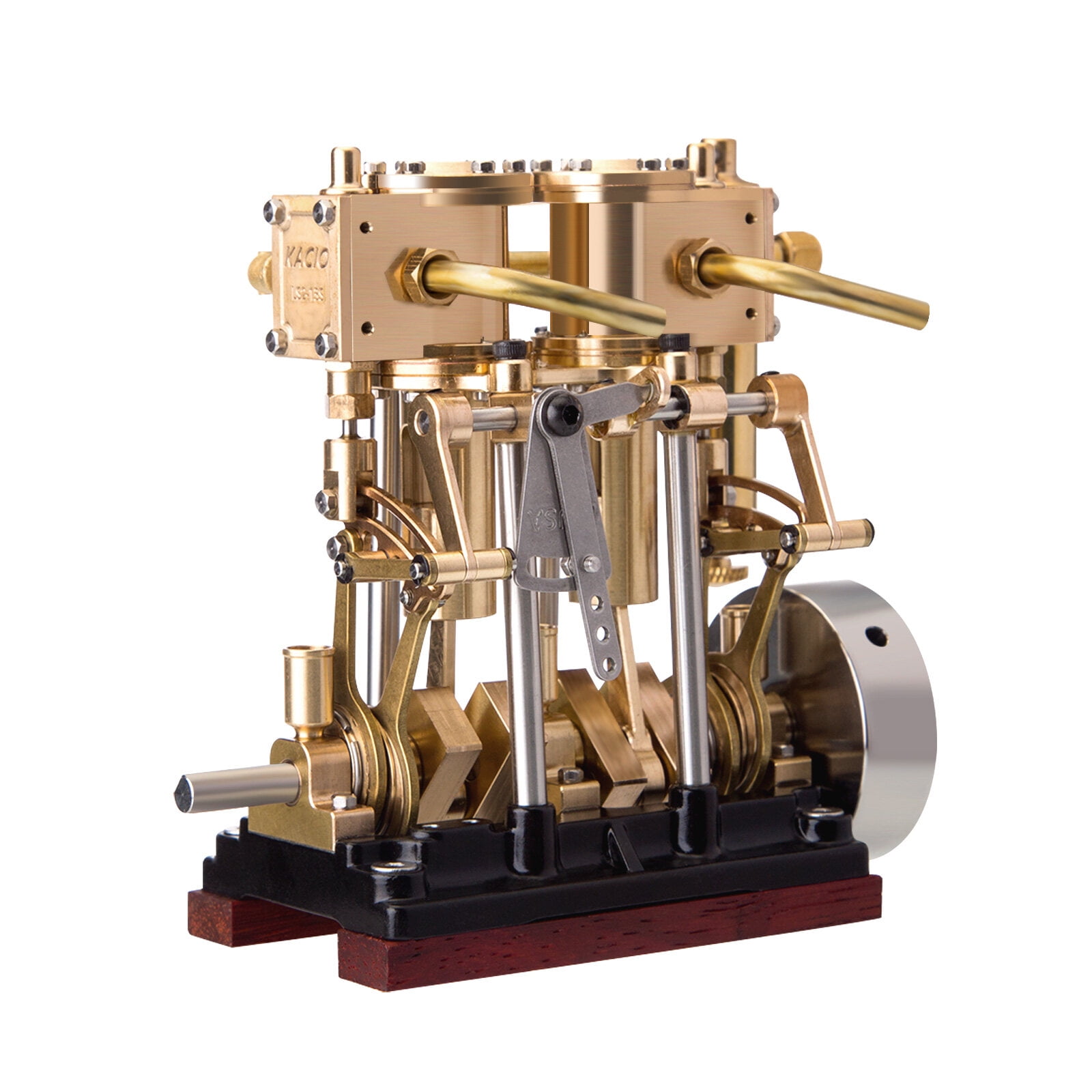 Vertical Two-Cylinder Reciprocating Steam Engine with Reverse Rotation ...
