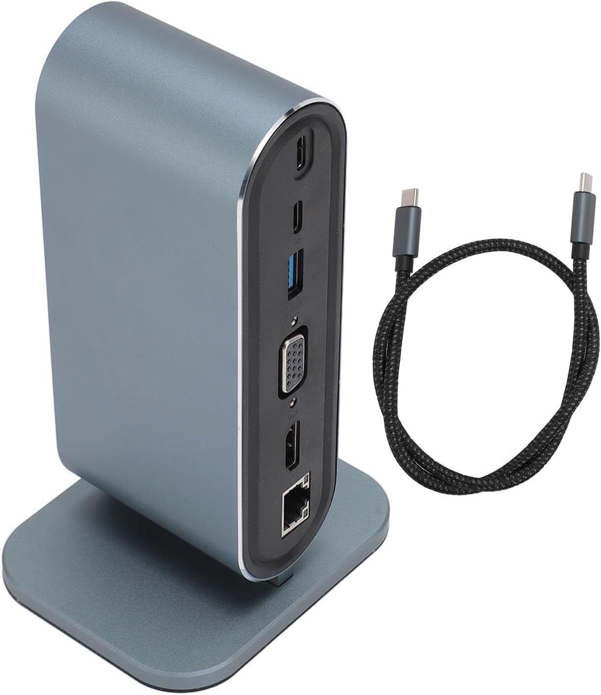 Vertical USB C Docking Station with HDMI 4K, VGA, 100W PD 3.0, USB 3.0 ...