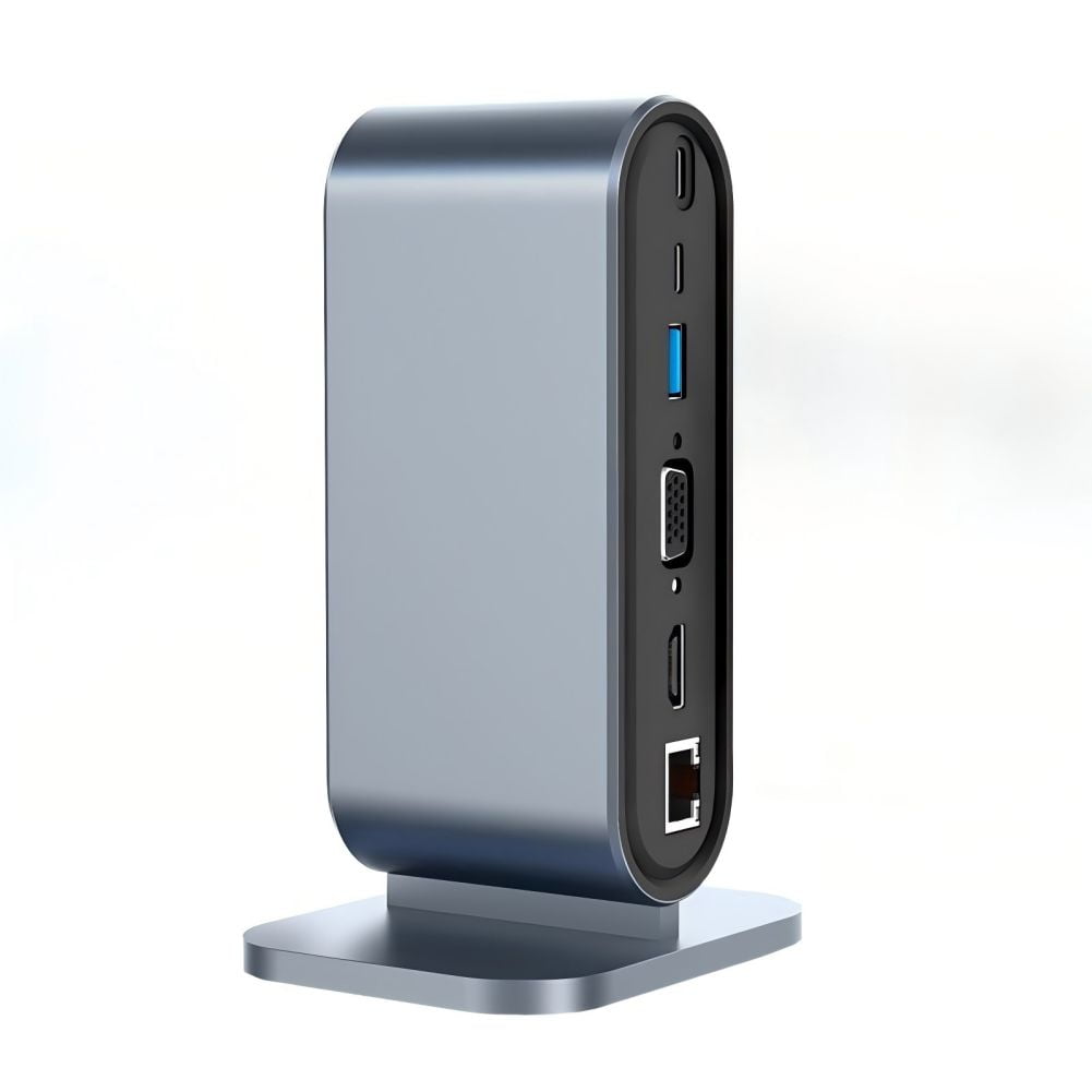 Vertical USB Hub 12 In 1 USB C Docking Station Type C To Multi 4K HD ...