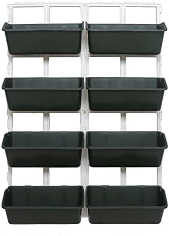 Vertical Wall Hanging Planter, 8 Pockets Indoor and Outdoor Plant Stand ...