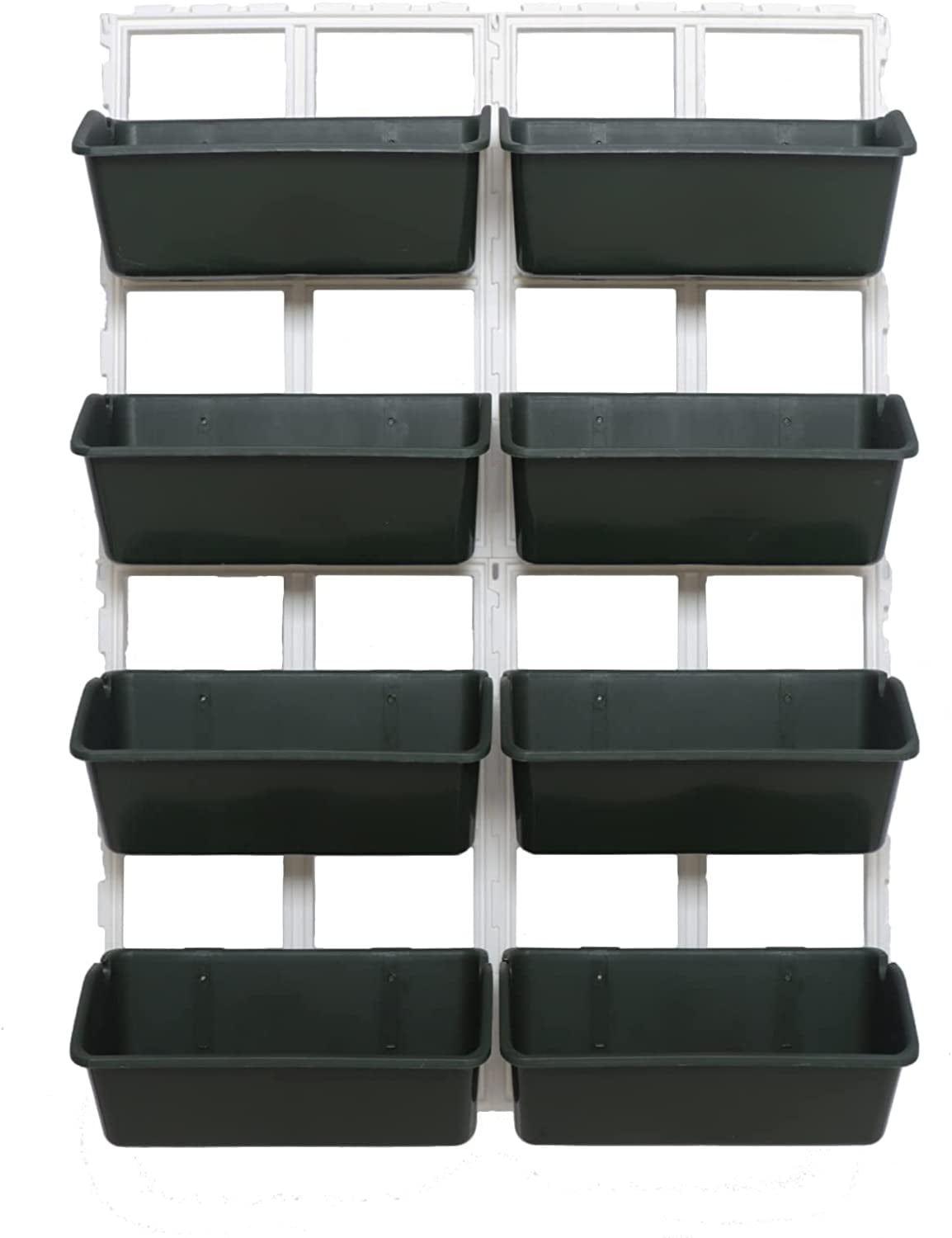 Vertical Wall Hanging Planter, 8 Pockets Indoor and Outdoor Plant Stand ...