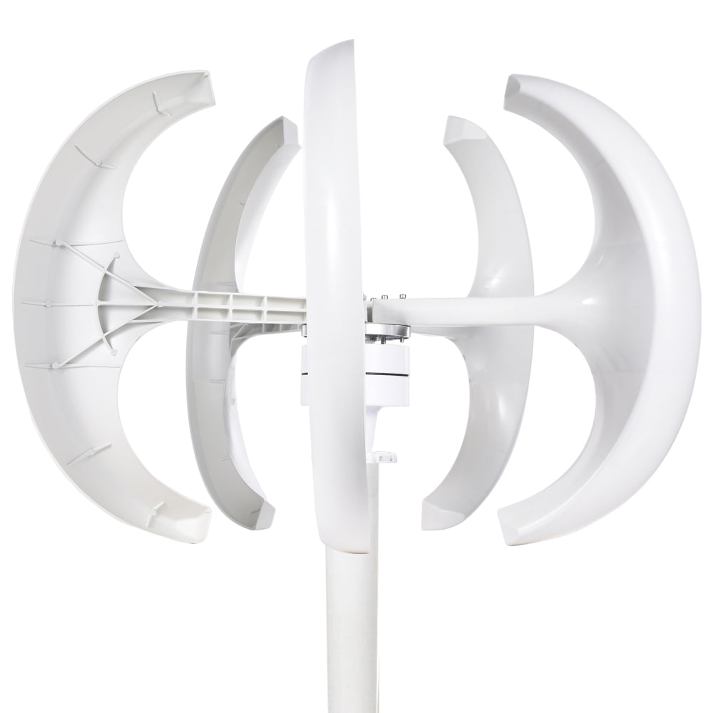 Vertical Wind Turbine, 400W 24V5 Leaves Wind Turbine Generator Kit ...