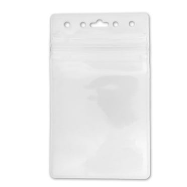 50pcs Name Badge Holders Clear Badge Holder with Lanyard Waterproof ...