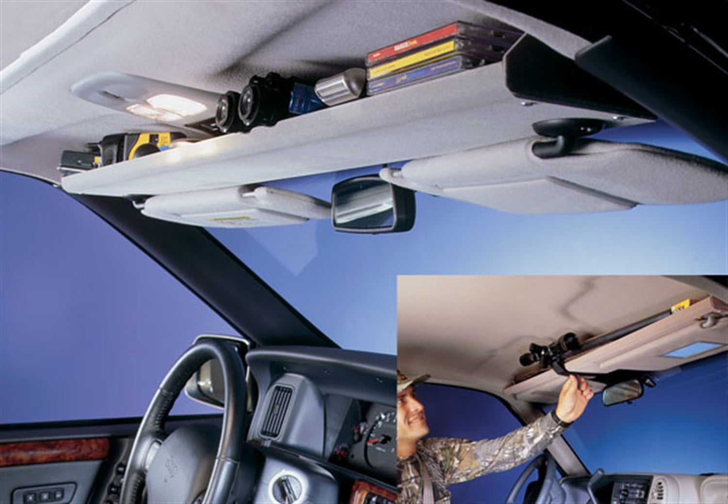 Vertically Driven Shelf-it Overhead Interior Storage Shelf-Accessories ...